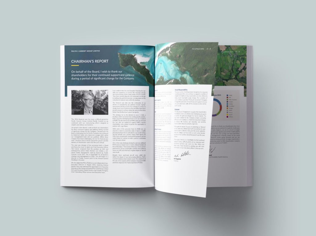 Pacific Current Group Annual Report – Magic Media Design