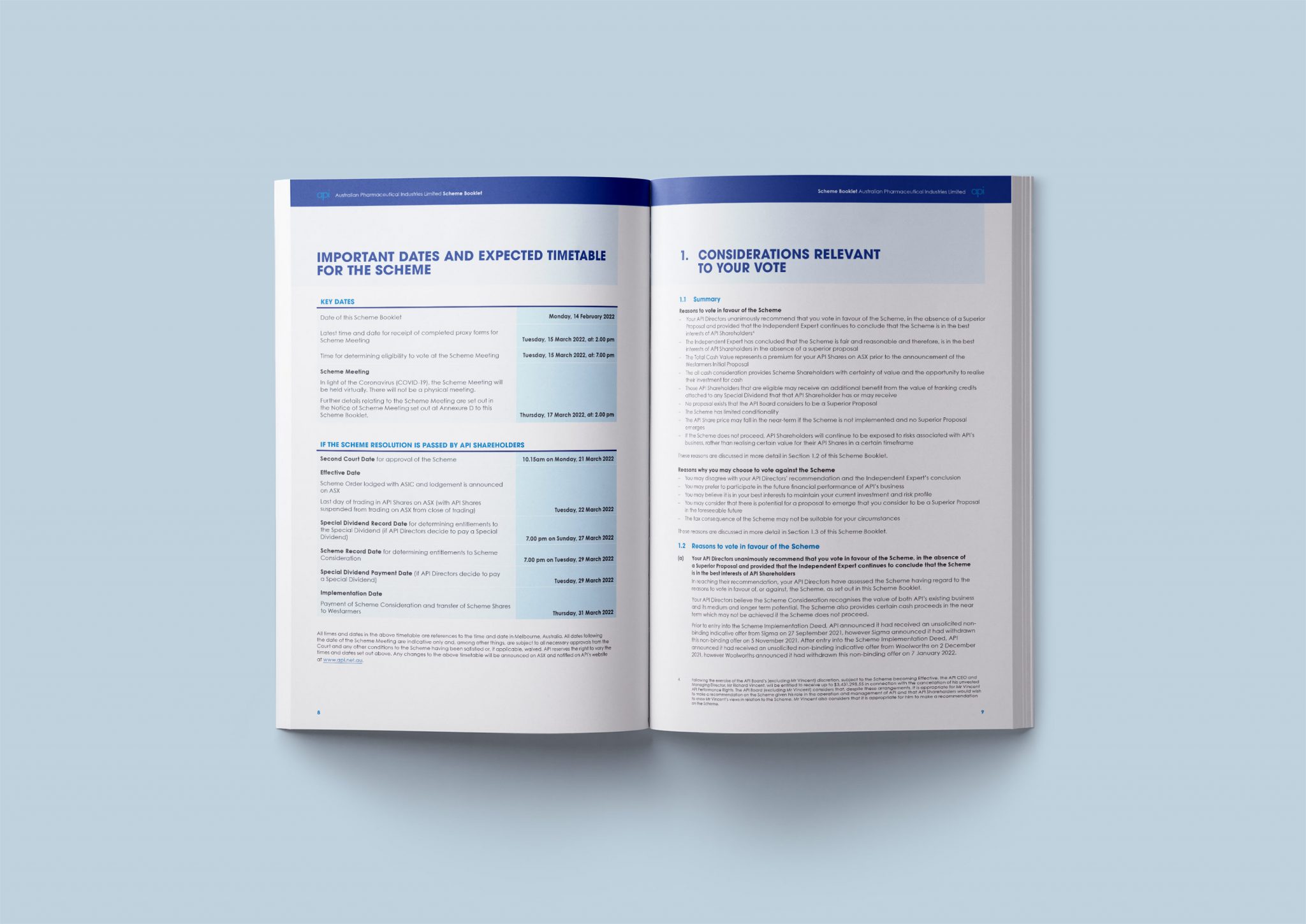 Australian Pharmaceutical Industries Scheme Booklet